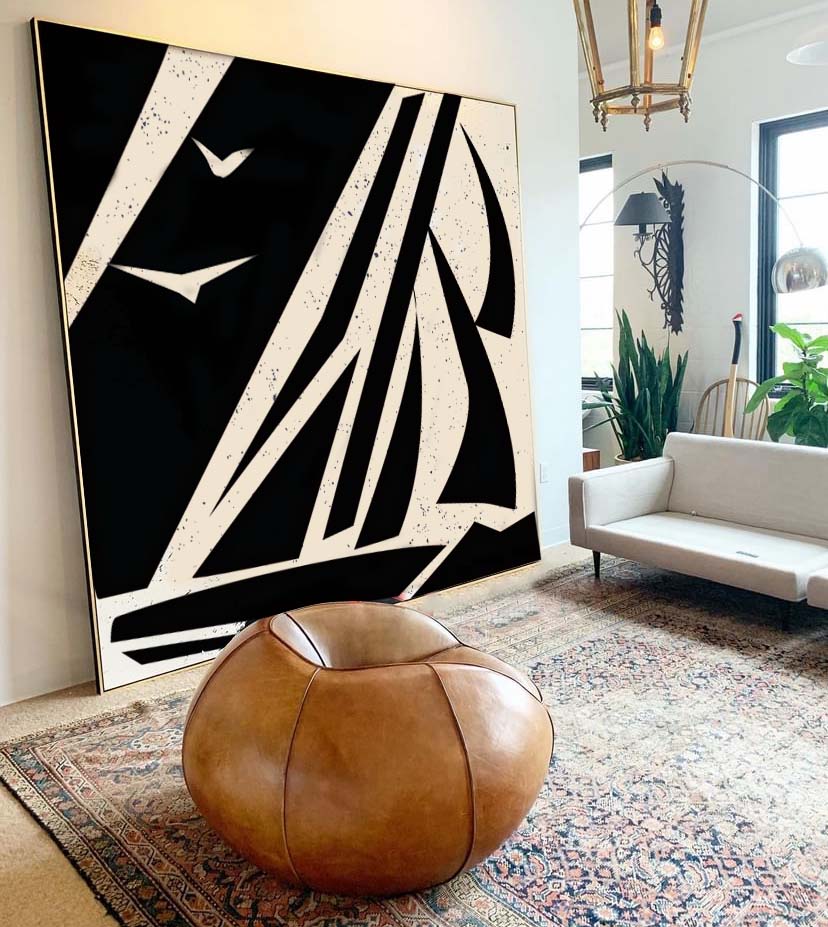 Canvas Massive SAIL ON 24 – Richard Gene Barbera